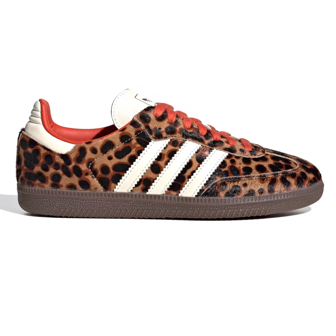 adidas Samba OG Red Leopard Women's – Lilac Blonde