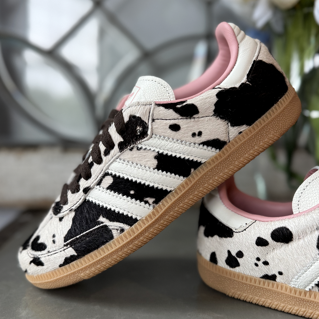 adidas Samba Cow Print Women's – Lilac Blonde